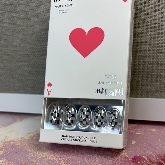 Red Aspen | Makeup | Red Heart Nail Dashes Set Aced That Ava | Poshmark